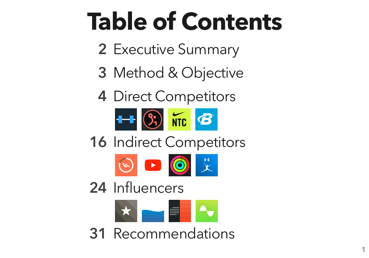 Competitive Analysis: Fitness Apps – Grey Patterson