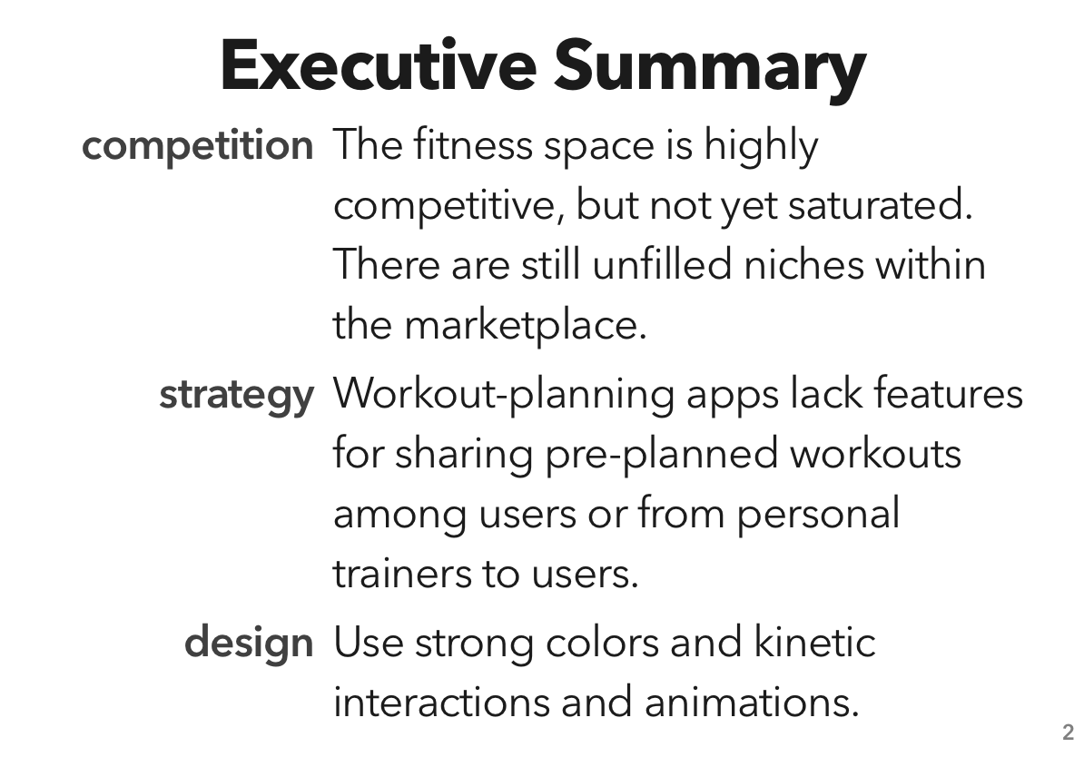 Competitive Analysis: Fitness Apps – Grey Patterson